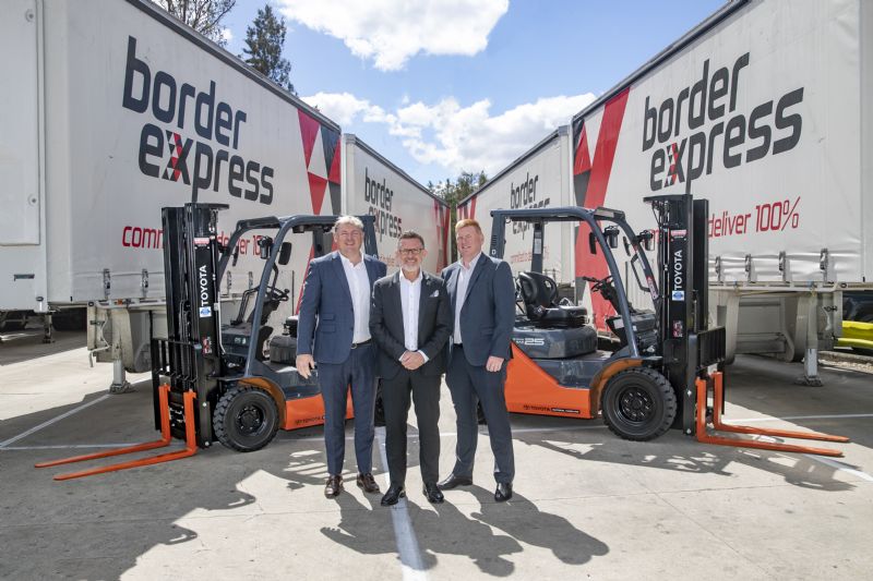 Toyota Forklifts Help to Deliver for Border Express | TMHA