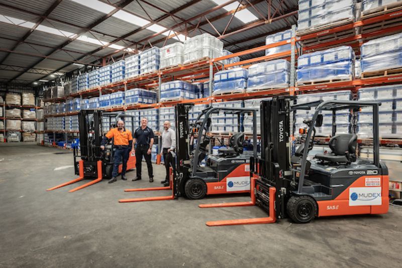 Mudex Goes Green With The Help of Toyota Forklifts | TMHA